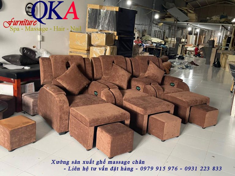 Các mẫu ghế massage chân vừa xuất xưởng của Nội Thất QKA | Nội Thất QKA